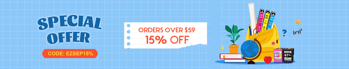15% Off Orders Over $59 | E-Z Ink