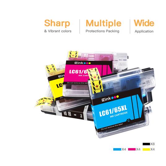 Brother LC61 LC65 Compatible Ink Cartridge (20 Pack) | E-Z Ink