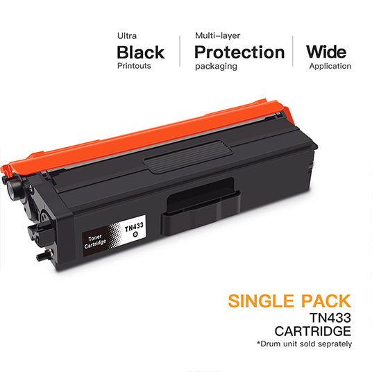 Brother TN433 TN431 Compatible Toner Cartridge (1 Black) | E-Z Ink