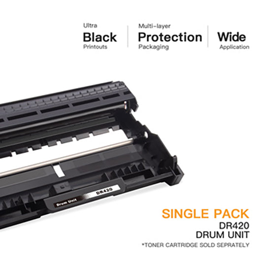 Brother DR420 DR 420 Compatible Drum Unit (1 Pack) | E-Z Ink