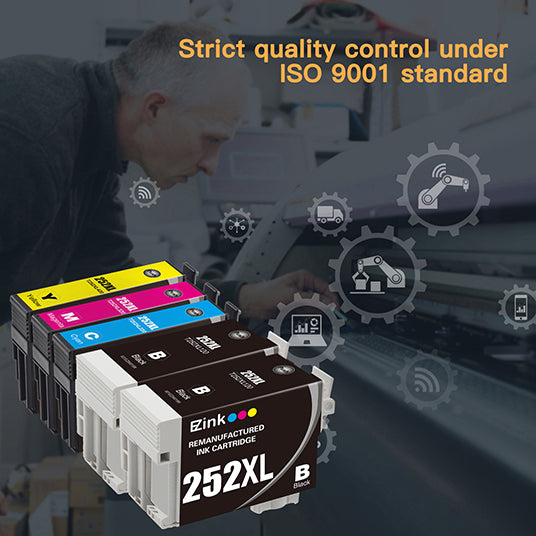 Epson 252XL T252XL Remanufactured Ink Cartridge (10 Pack) | E-Z Ink