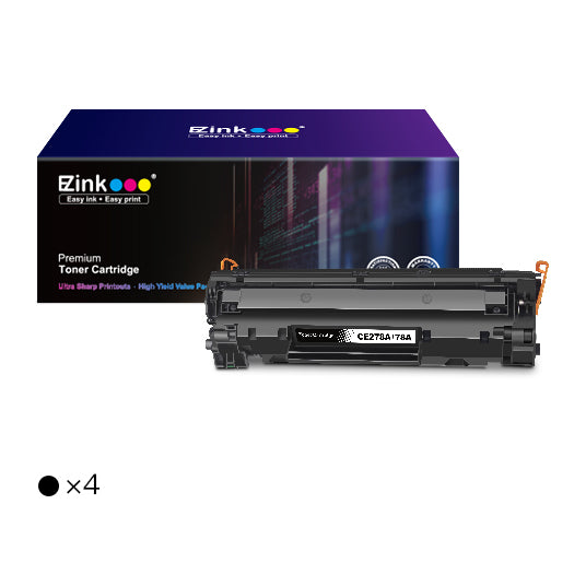 HP 78A CE278A Compatible Toner Cartridge (4 Black) | E-Z Ink